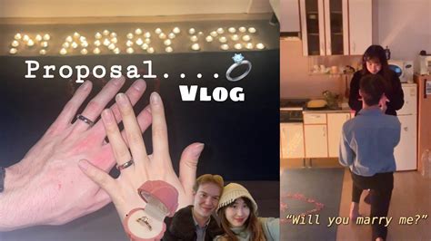 Eng 국제커플 Vlog2023년 마지막 날 미국인 남친의 깜짝 프로포즈 💍 Were Engaged Surprise Proposal From American