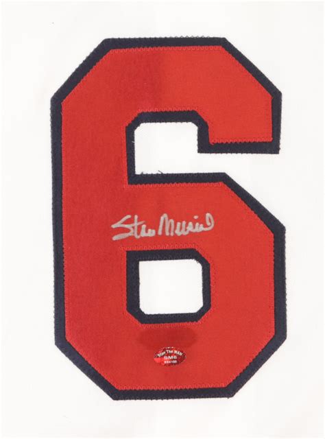 Stan Musial Signed Jersey Musial Pristine Auction