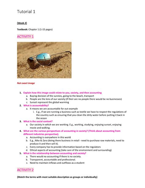 Week 2 Tutorial Notes Week 2 Textbookchapter 1 1 15 Pages