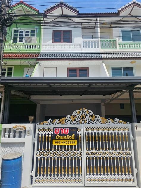 ขายทาวน์เฮาส์ 3 ชั้น หมู่บ้านสินทวีแกรนด์วิลเลจ ซอยอนามัยงามเจริญ 19 วัดท่าข้าม บางขุนเทียน Ennxo