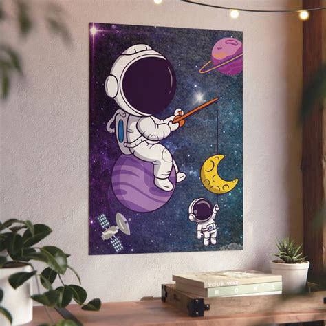 Glassy Metal And Non Metal Space Wall Art Captivating Space Etsy