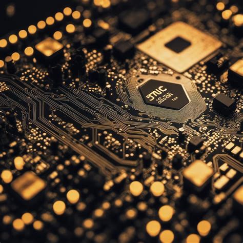 Premium Ai Image Advanced Technology Visualization Circuit Board Cpu Processor Microchip