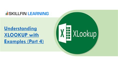 Excel Xlookup With Examples Part 4 Data Analytics Courses Online Skill Training Data