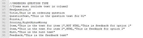 dtu learn support creating a quiz csv