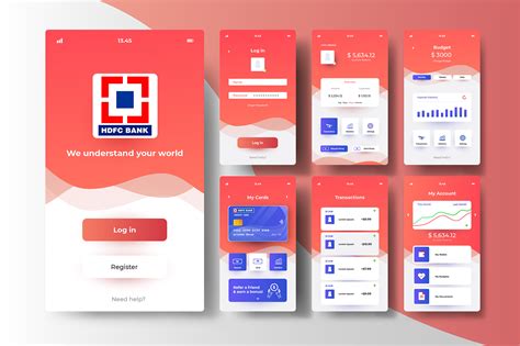 HDFC Bank Mobile Banking App Behance HDFC Bank Mobile Banking App Behance
