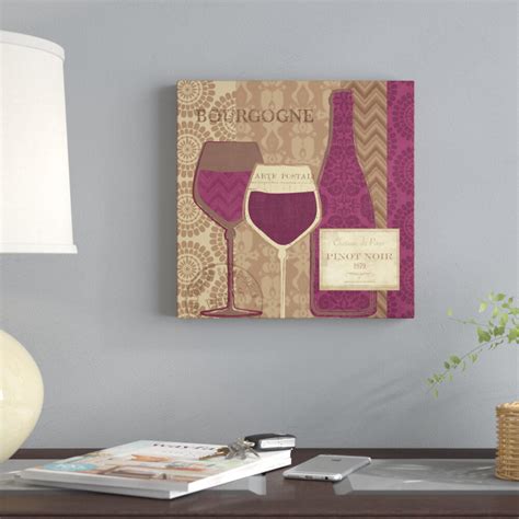 Fleur De Lis Living At The Winery Ii Brown By Veronique Charron Unframed Print On Canvas