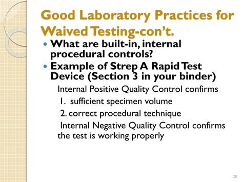 Ppt Clia Waived Testing For Physician Office Labs Powerpoint Presentation Id 2059057