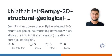 Github Khlaifiabilelgempy 3d Structural Geological Modeling In Python Gempy Is An Open