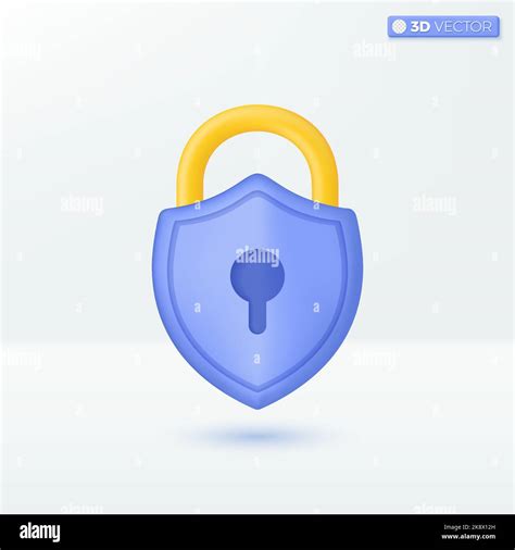 lock icon symbols security encryption safety privacy cyber protection or antivirus concept