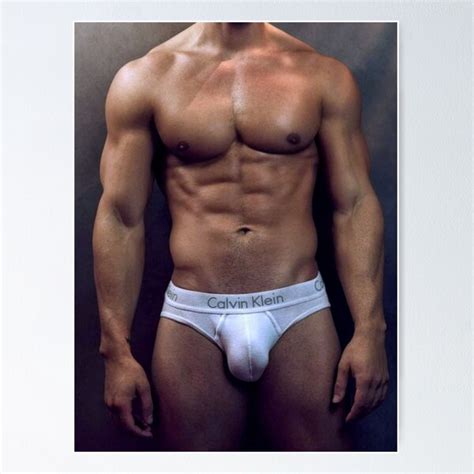 White Underwear Bulge Poster For Sale By Baraclub Redbubble