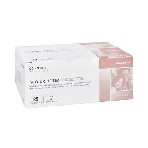 Consult™ Hcg Pregnancy Test 25 Tests Clia Waived Hcg Urine Cassette Test A Wholesale Medical