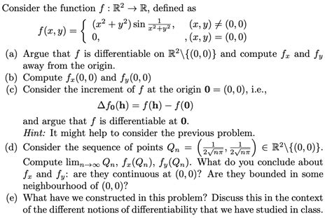 solved consider the function f r2→r defined as