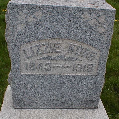 Barbara “lizzie” Korb 1843 1919 Find A Grave Memorial