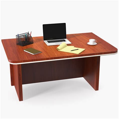 Computer Workplace The Table 3d Model 119 3ds Blend C4d Fbx Max