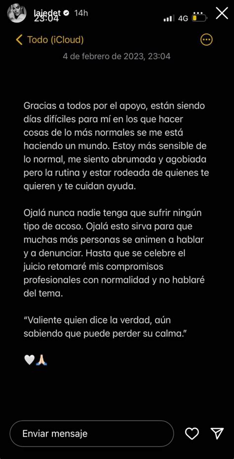 La actriz Jedet reaparece tras denunciar una agresión sexual