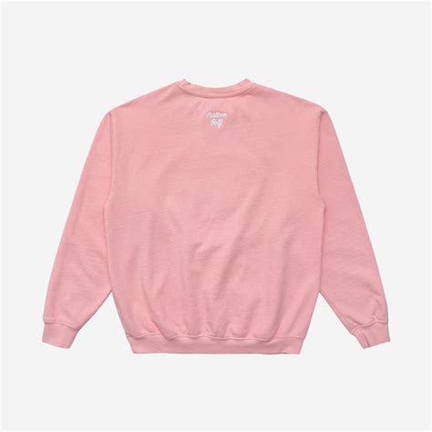 말본 골프 X 에비앙 크루넥 스웨트셔츠 핑크 Malbon Golf Kream
