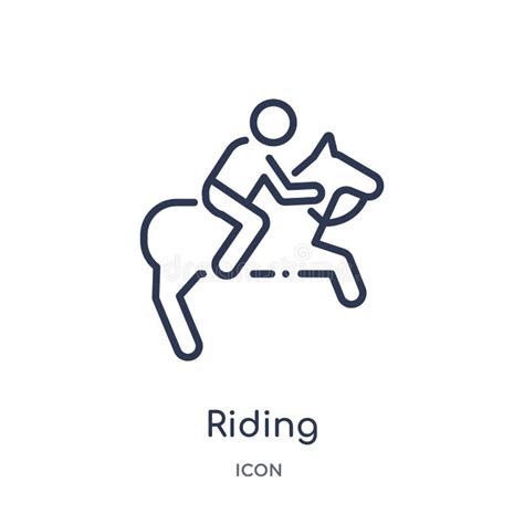 Linear Skiing Icon From Activity And Hobbies Outline Collection Thin Line Skiing Vector