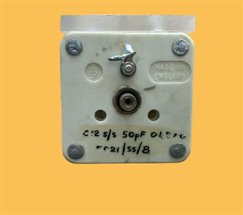 Jackson Brothers Tx5 Split Stator Transmitting Capacitor 50pf Type