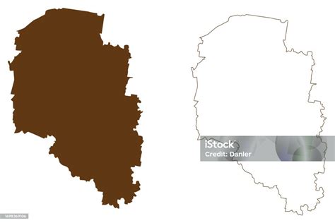 더보 지역 협의회 지도 벡터 일러스트레이션 낙서 스케치 더보 지도 0명에 대한 스톡 벡터 아트 및 기타 이미지 Istock