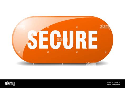 Secure Button Secure Sign Key Push Button Stock Vector Image And Art