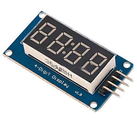 Buy Seven 7 Segment 4 Digit And Clock Display Module With Tm1637 For Arduino Raspberry Pi