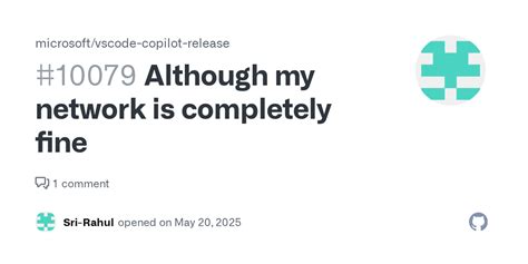 Although My Network Is Completely Fine · Issue 10079 · Microsoft