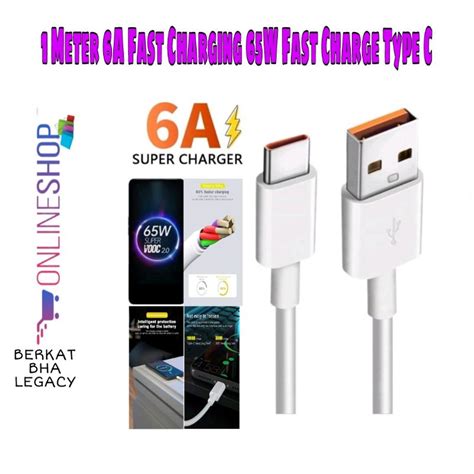 Sv6a Charging Super Fast Charging 65w Fast Charge 1 Meter Type C Data