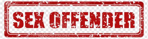 Ofensores Sexuais Ofensor Sexual Carimbo Modelo Vermelho Estampagem Personagens Marca