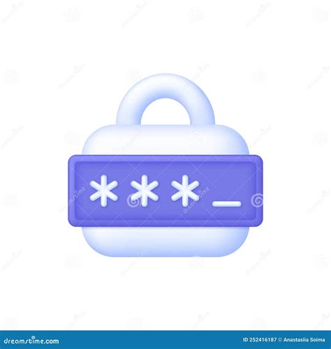 3d Pin Code Password Protection Concept Cyber Security To Protect Personal Data Padlock And