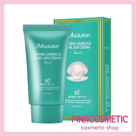 Jual Jm Solution Marine Luminous Pearl Sun Cream 50ml Sun Stick 21g