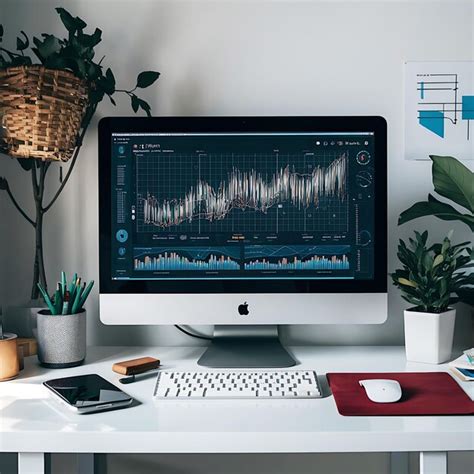 Interactive Data Visualization Tool On A Computer Screen Premium Ai Generated Image