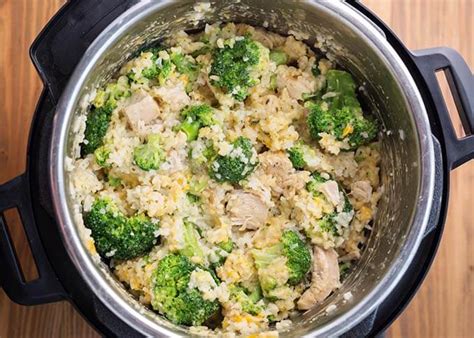 Instant Pot Chicken Broccoli Rice Casserole Simply Happy Foodie