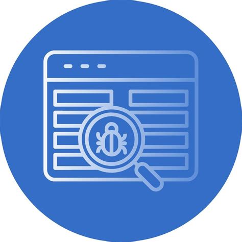 Bug Problem Flat Bubble Icon 44119527 Vector Art At Vecteezy