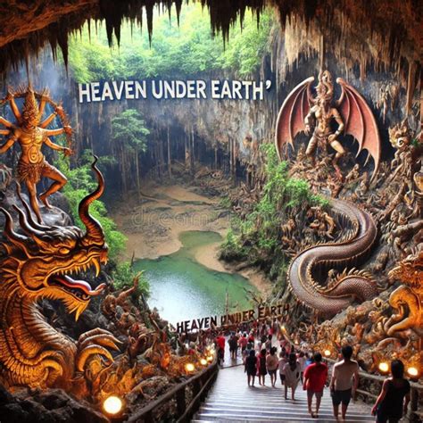 Comparative Image Of Heaven Under The Earth Hell On Earth Phang Nga