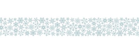 눈송이 원활한 수평 테두리 벡터 패턴을 반복합니다 격리 된 무색 배경 끝없는 휴일 장식 섬세한 크리스탈 배경 서리 냉동 별 새해 복 많은 크리스마스와 메리 크리스마스 플랫