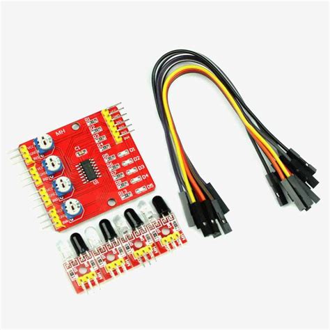 Channel Infrared Sensor Tracking Module Robozar
