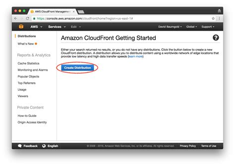 Host A Static Site On Aws Using S3 And Cloudfront David Baumgold