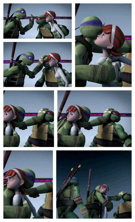 Tmnt 2012 Raph Y Su Novia