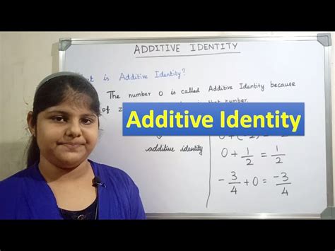 Example Of Additive Identity