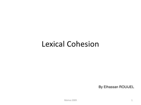 Mastering Lexical Cohesion In Business English Writing