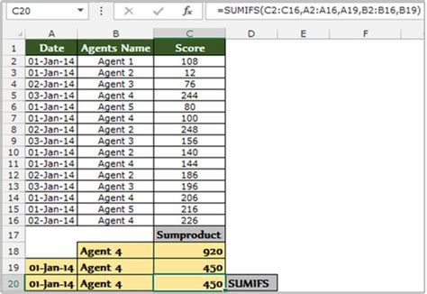 How To Use Sumproduct With Multiple Criteria In Excel 2010