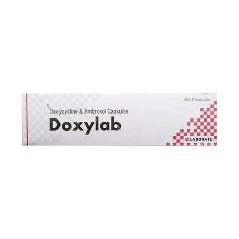 Doxylab Doxycycline And Ambroxol Capsules Strength Mg At Rs Stripe In Nagpur