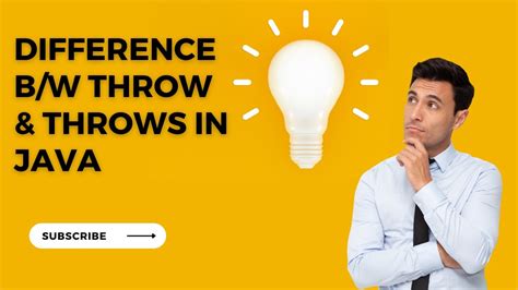 Difference Between Throw And Throws In Java Interview Question Test
