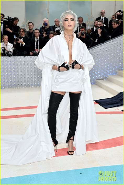 Cara Delevingne Pays Homage To Karl Lagerfeld With Met Gala 2023 Outfit