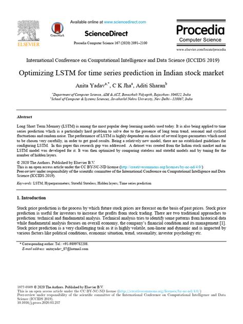 Lstm 2 Pdf Artificial Neural Network Deep Learning