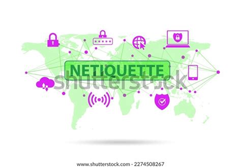Concept Etiquette Netiquette Stock Illustration 2274508267 Shutterstock