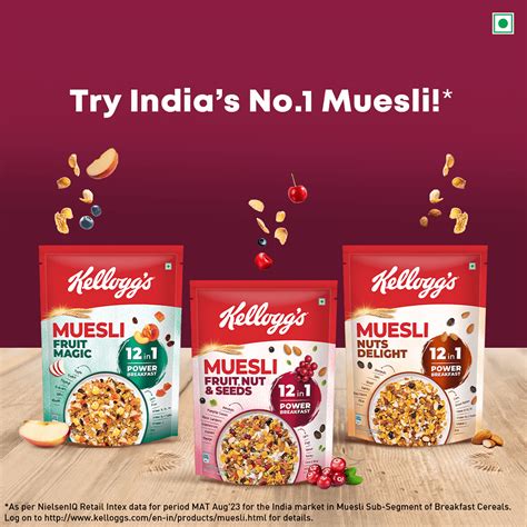 Kelloggs® Muesli Fruits Nuts And Seeds
