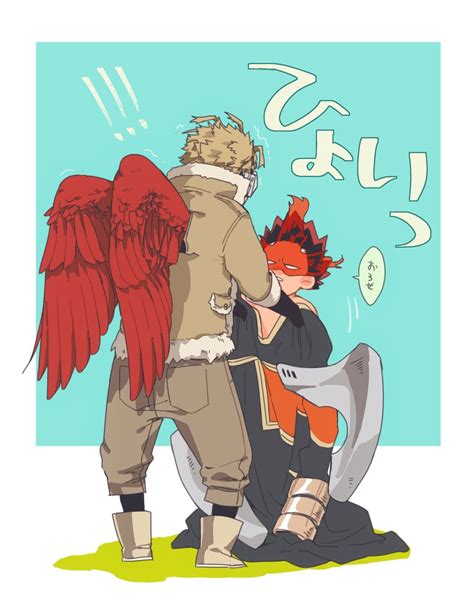 Hawks Endeavor Enji Todoroki Boku No Hero Academia Bnha Mha Hero