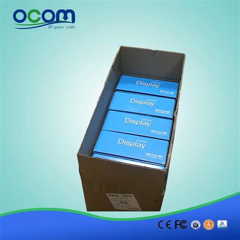 Gray Black Color Cheap 7 Segment Led Digital Number Display Led Pole Customer Display For Pos