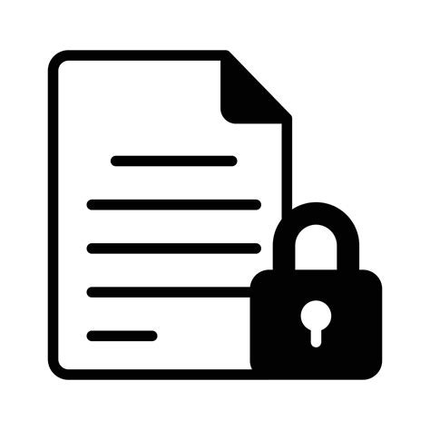 Secure Confidential Agreement Document With Locked Access Vector